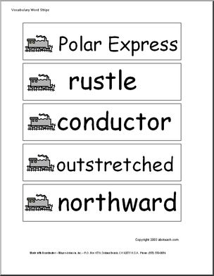 Polar Express Word Wall – Abcteach