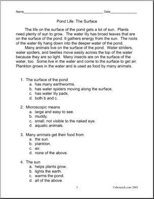Unit: Pond 1 – Abcteach