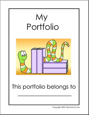 Portfolio Cover: My Portfolio (2) – Abcteach