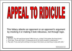 Poster: Fallacy – False Cause – Abcteach