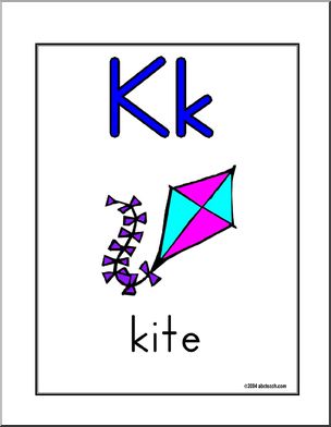 Poster: Pp – Manuscript (ZB-Style Font) – Abcteach