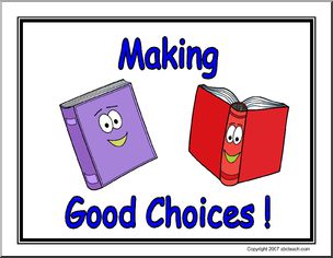 Poster: Making good choices! – Abcteach