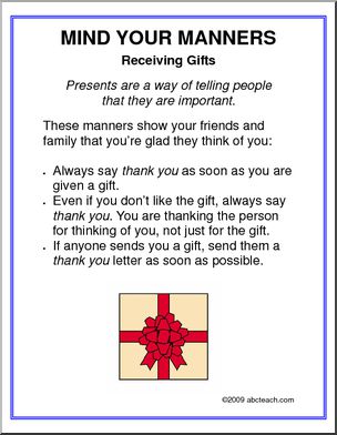 Poster: Manners – Coughing and Sneezing – Abcteach