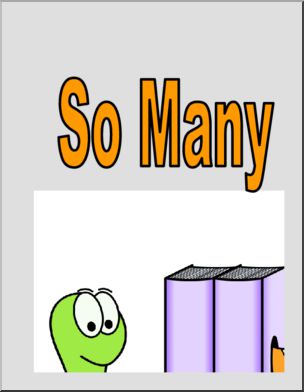 Large Poster: So Many Books… So Little Time – Abcteach