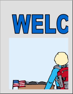 Large Poster: WELCOME BACK – Abcteach