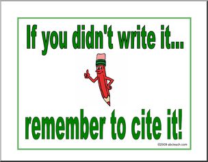 Poster: If You Didn’t Write It… – Abcteach