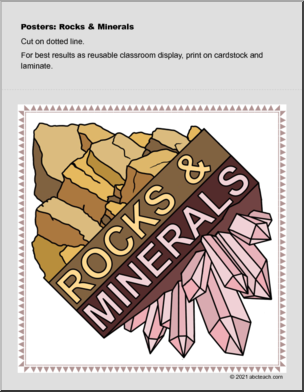 Posters – Rocks & Minerals – Abcteach