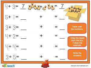 Interactive: Notebook: Math – Ten Frames (PreK-1) – Abcteach