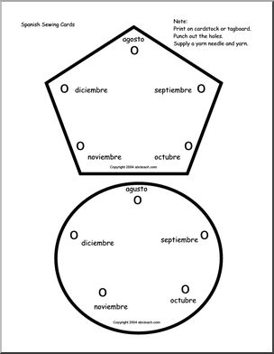 Spanish Flashcards: Shapes – Abcteach