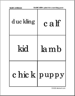 Baby Animal Theme Worksheets – Abcteach