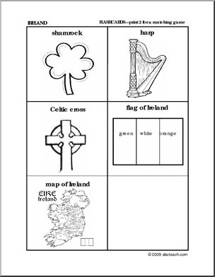 Worksheet Set: Irish Symbols Theme – Abcteach