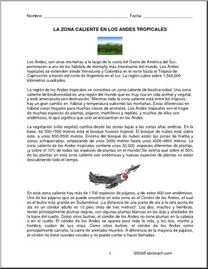 Spanish: ComprensiÃ›n de lectura – Abril (elementaria) – Abcteach