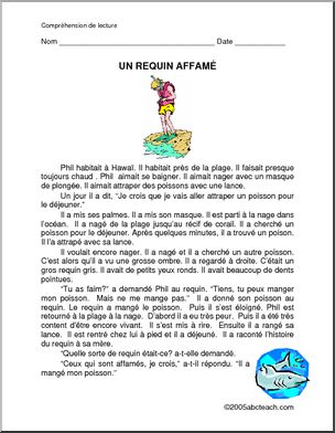French Reading Comprehension – Page 5 – Abcteach