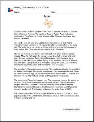 Report Form: Texas – Abcteach