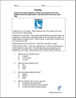 Dolphins – Abcteach