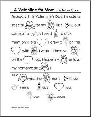 Writing Prompt: Green Candy Heart – Abcteach