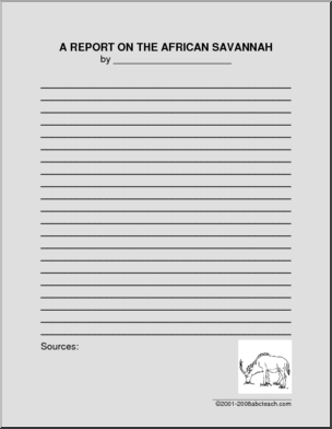 Fact Card: African Animals 2 – Abcteach