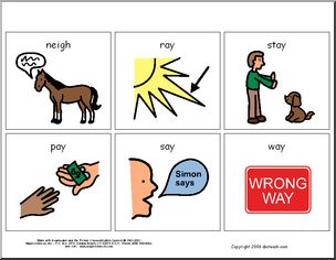 Rhyming Cards with pictures (set 3) – Abcteach