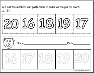 Count Groups of Objects 1-3 (ver 1) (pre-k/primary) Worksheet – Abcteach