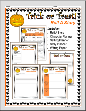 Roll A Story: Trick or Treat – Abcteach