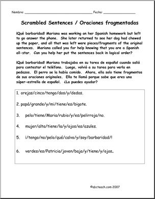 Spanish: Spanish 1 y 2 – Frases para empezar composiciones (secundaria ...