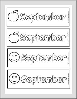 Bookmarks: September – Abcteach