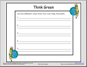 Earth Day Writing Activities – Abcteach