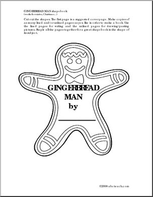 Writing Prompt: Gingerbread Man (primary) – Abcteach