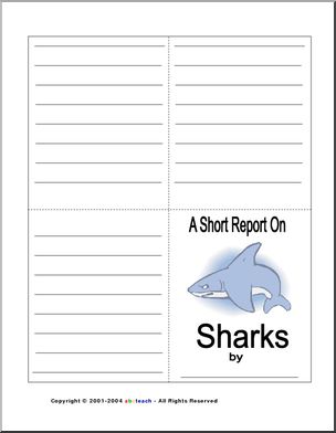 Report Form: Sharks (color) – Abcteach