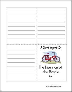 Short Report Form: Inventions – Bicycle (color) – Abcteach