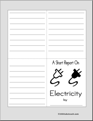 Report Form: Electricity (b/w) – Abcteach