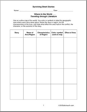 Surviving Fiction – supplements (middle school) – Abcteach