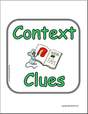 Sign: Context Clues – Abcteach