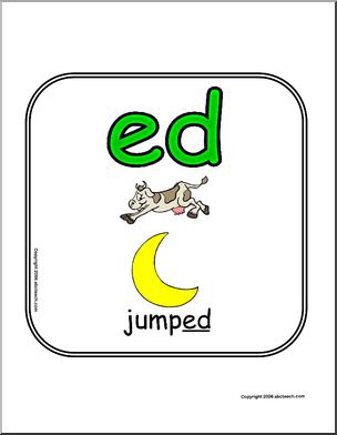 Sign: Suffix – ed – Abcteach