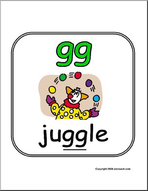 Sign: Double Consonants – gg – Abcteach
