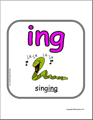 Sign: Suffix – ing – Abcteach