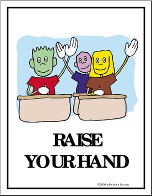 Behavior Poster: “Right Voice at the Right Time” – Abcteach