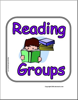 Sign: Reading Groups – Abcteach