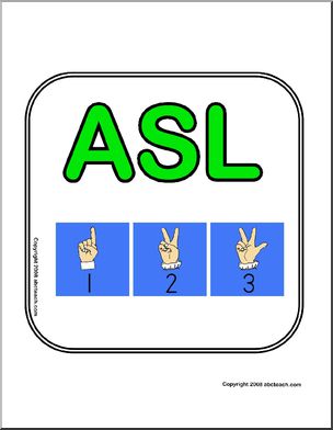 Sign: ASL Center – Abcteach