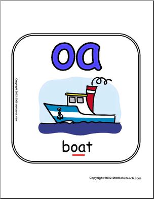Sign: Phonics “oa” – Abcteach