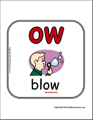 Sign: Vowel Sound “ow” – Abcteach