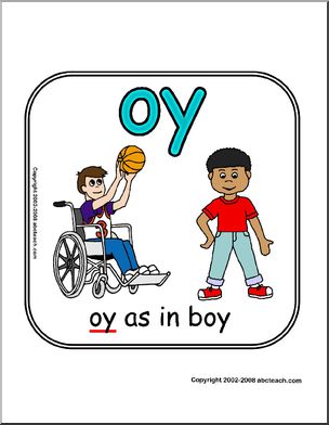 Sign: Phonics “oy” – Abcteach