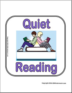 Sign: Reading Groups – Abcteach
