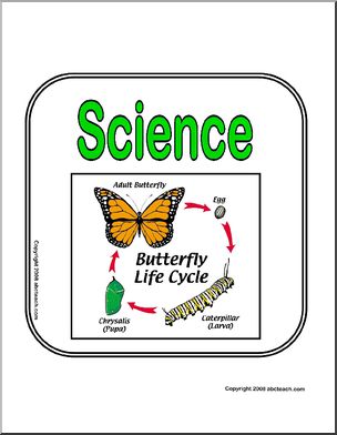 Center Sign: Science – Abcteach