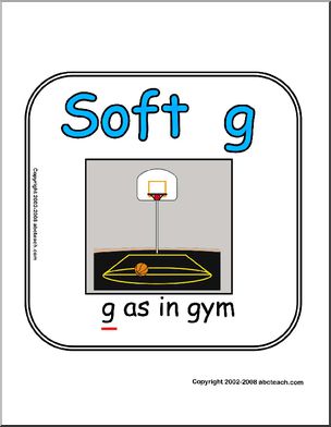 Phonics “soft g” Sign – Abcteach