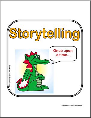 Center Sign: Storytelling – Abcteach