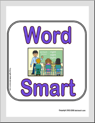 Word Smart (Multiple Intelligence) Sign – Abcteach