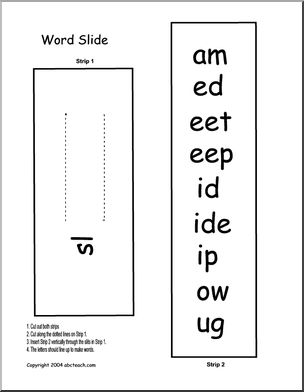 Wordslide: Blends & Digraphs (SL) – Abcteach