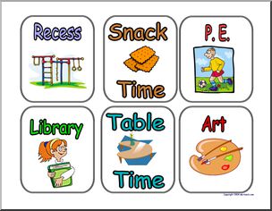 Small Signs: (set 24) – Abcteach