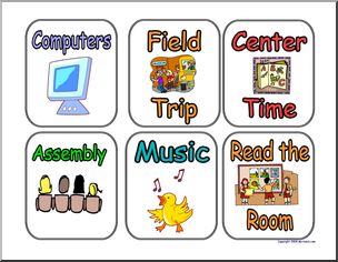 Small Signs (set 6) – Abcteach